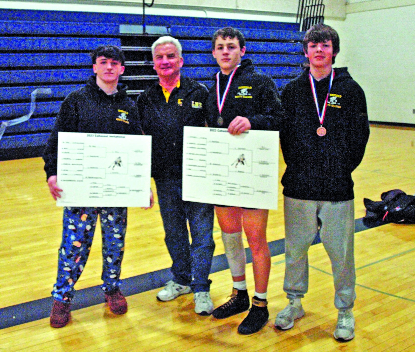 Five grapplers place in Cohasset Tournament - Local Headline News